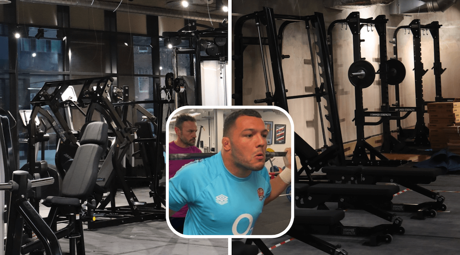 A first look inside England prop Ellis Genge’s new state of the art gym ...